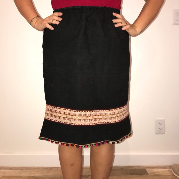 Skirts | Super Rare Antic Traditional Peruvian Fabric Skirt | Poshmark